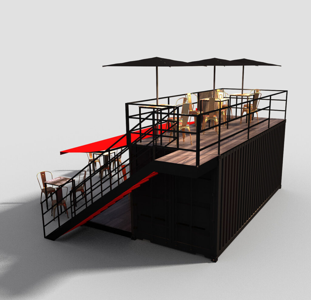 Creative Spaces Shipping Container Conversion Specialists Events Mock ...